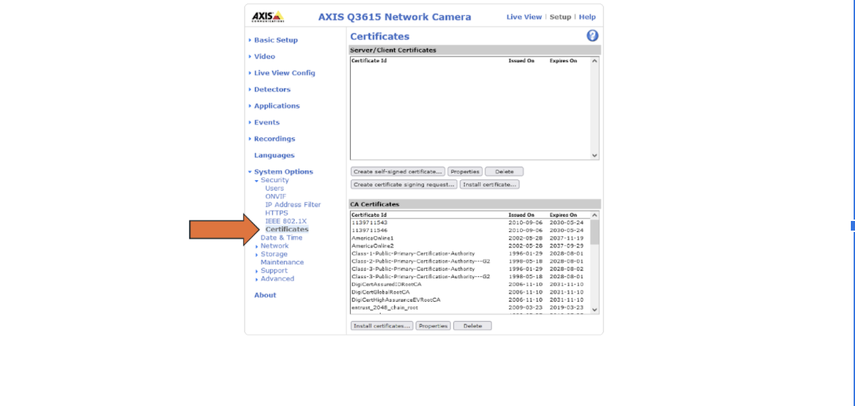 Set Up HTTPS for a Volleymetrics Camera • Hudl Support