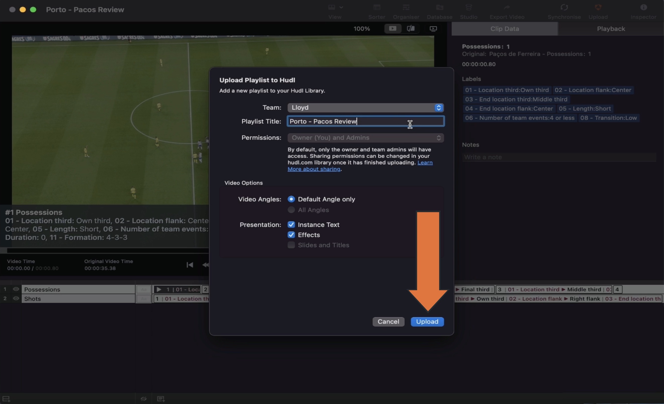 Upload Sorter To Hudl • Hudl Support