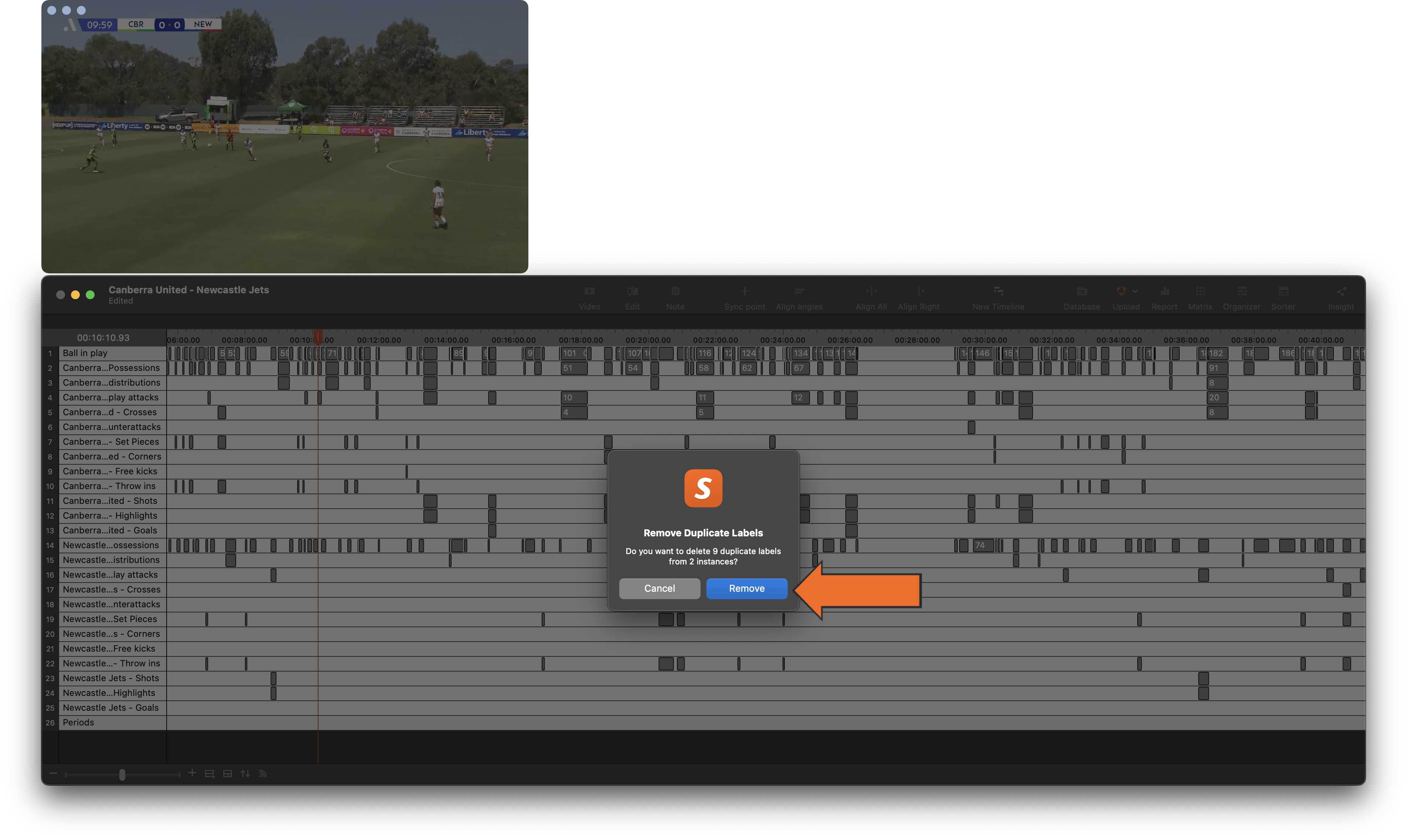 Remove Duplicate Labels • Hudl Support Remove Duplicate Labels • Hudl Support