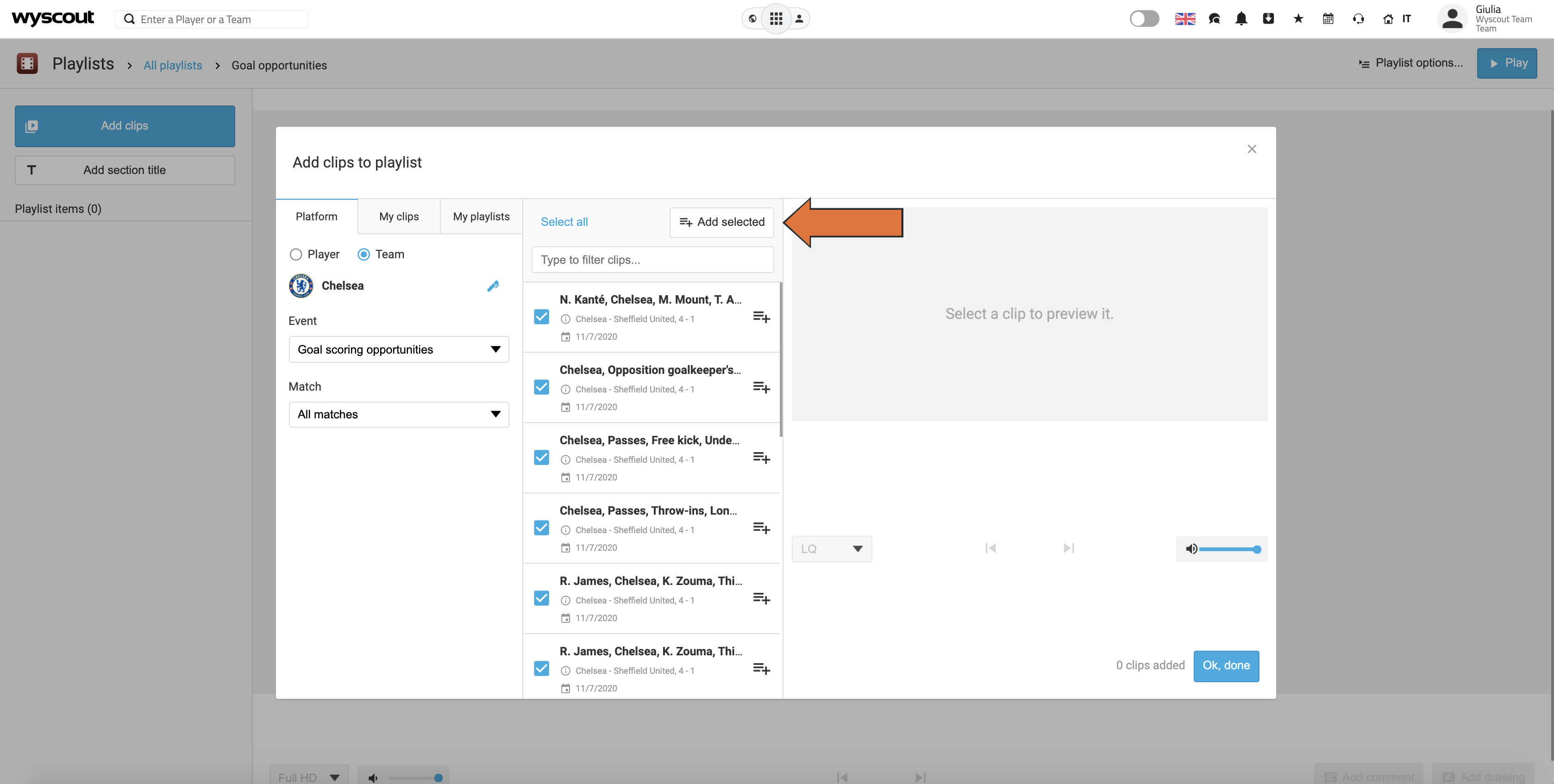 Create a Playlist from Playlist & Draw • Hudl Support
