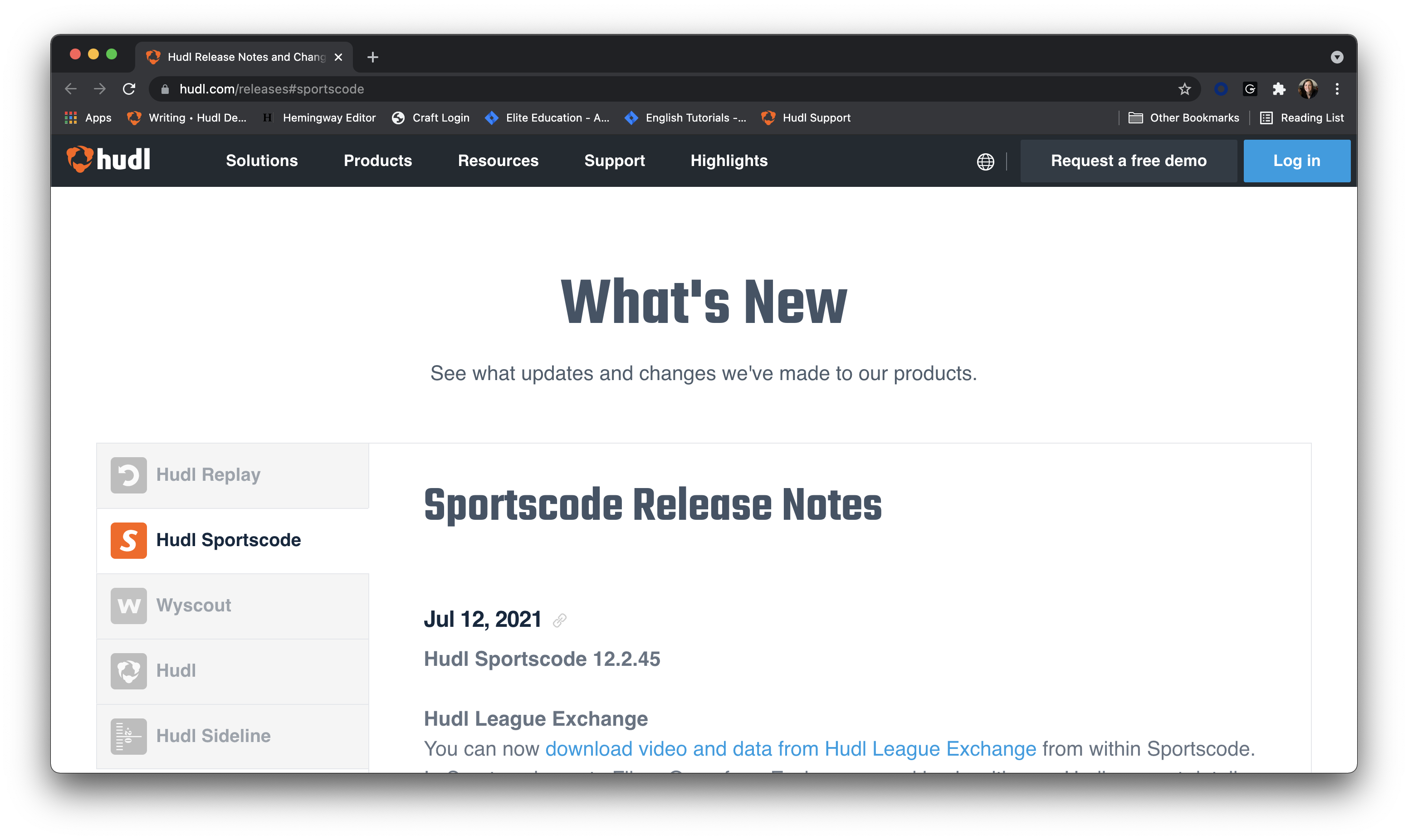Transition to Hudl Sportscode