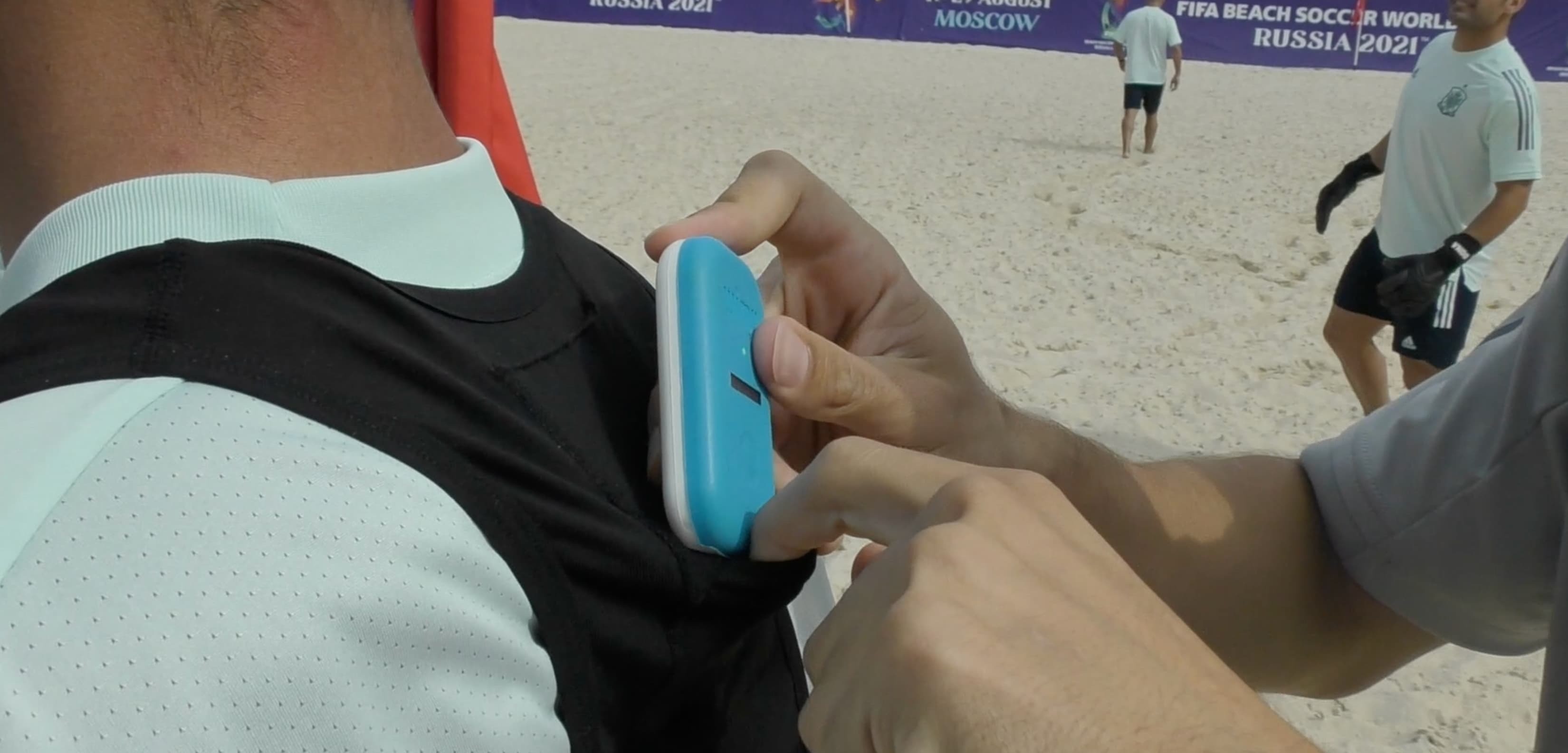 Spanish Beach Soccer National Team and the EPTS technology