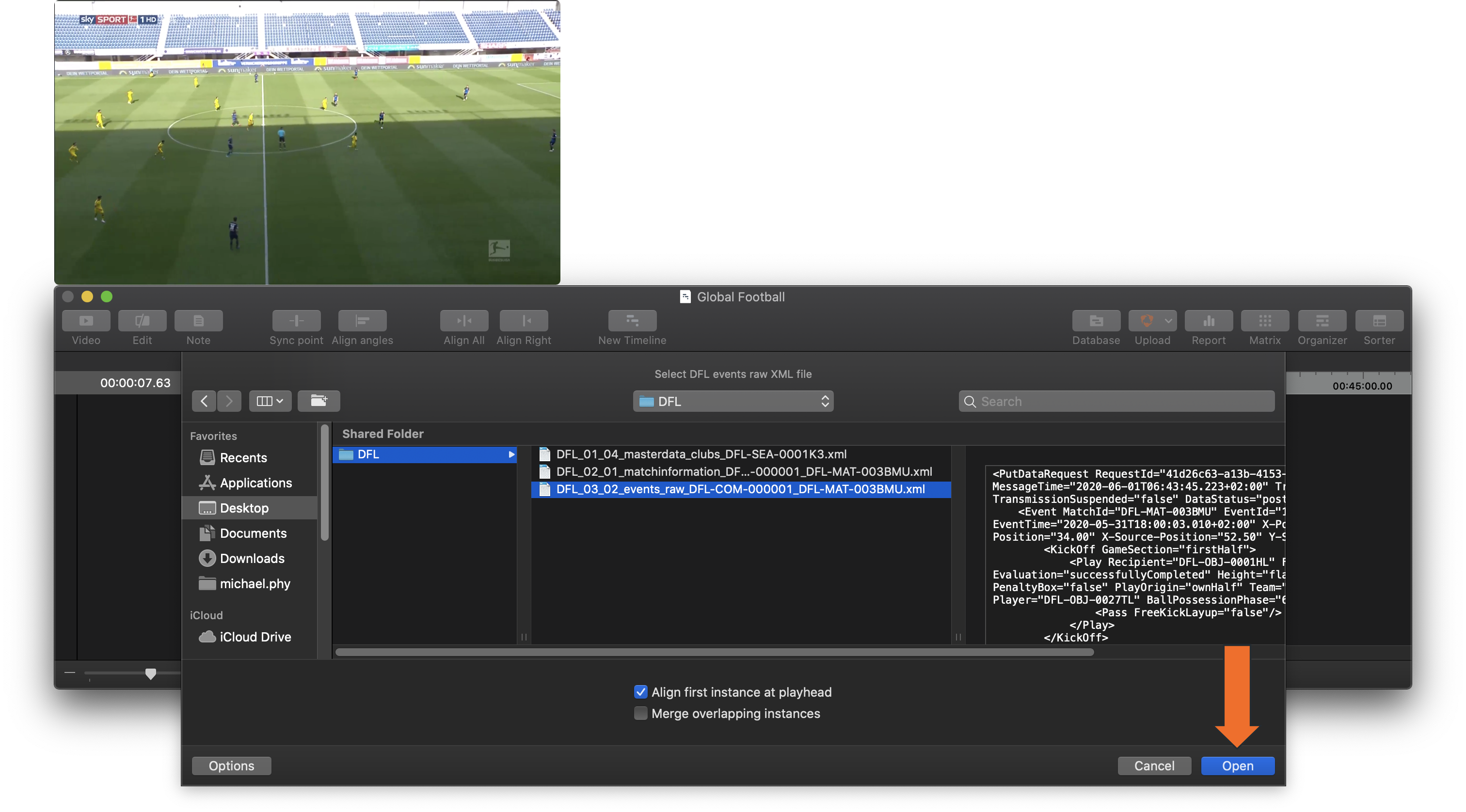 Import DFL Data Hudl Sportscode Support Import DFL Data Hudl Sportscode Support