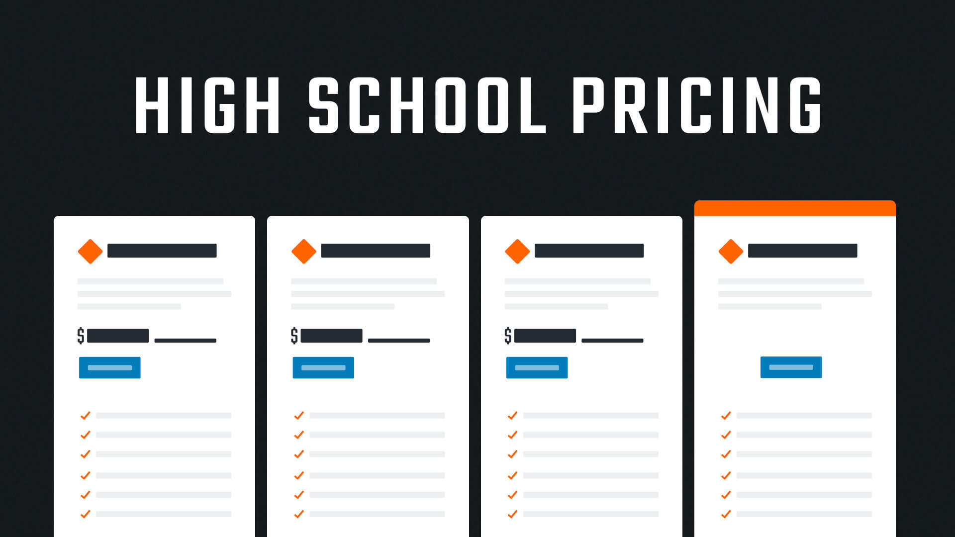 High School Pricing • Hudl