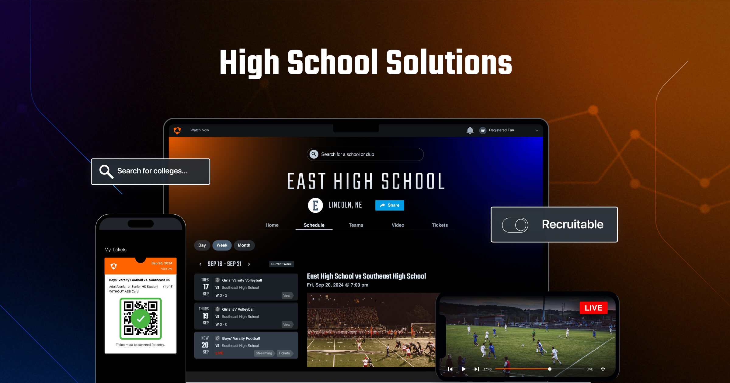 High School Solutions • Hudl