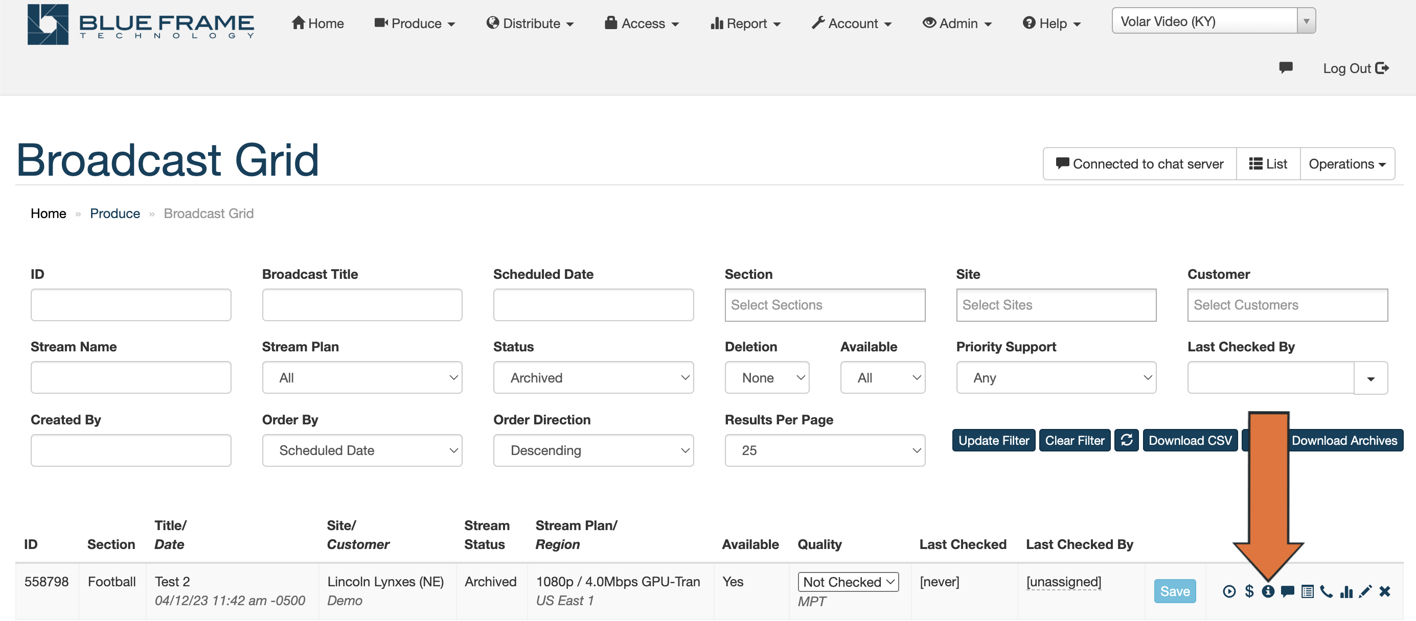 View Broadcasts with Contributor Access • Hudl Support