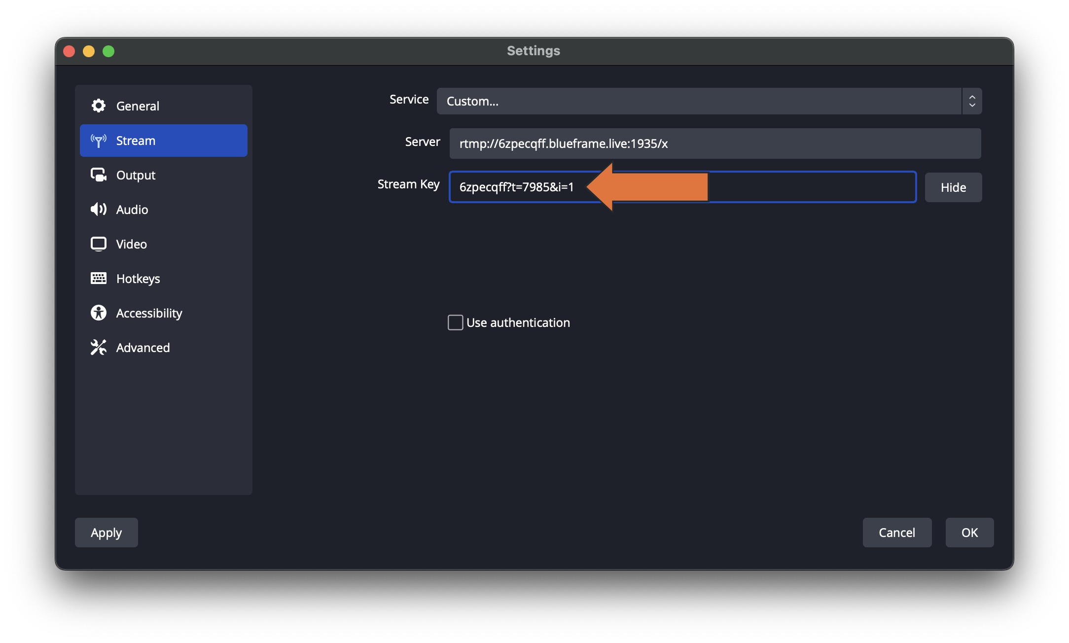 Stream to Hudl Fan via RTMP • Hudl Support