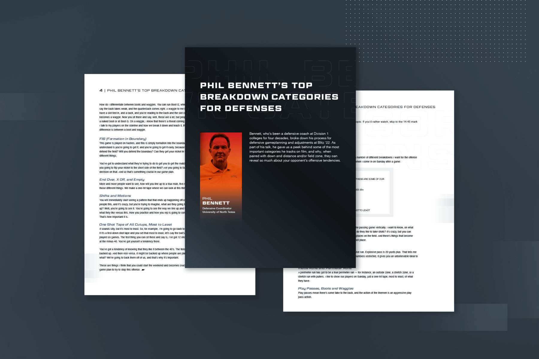 Blitz '22: Defensive Game Planning and Adjustments — Phil Bennett ...