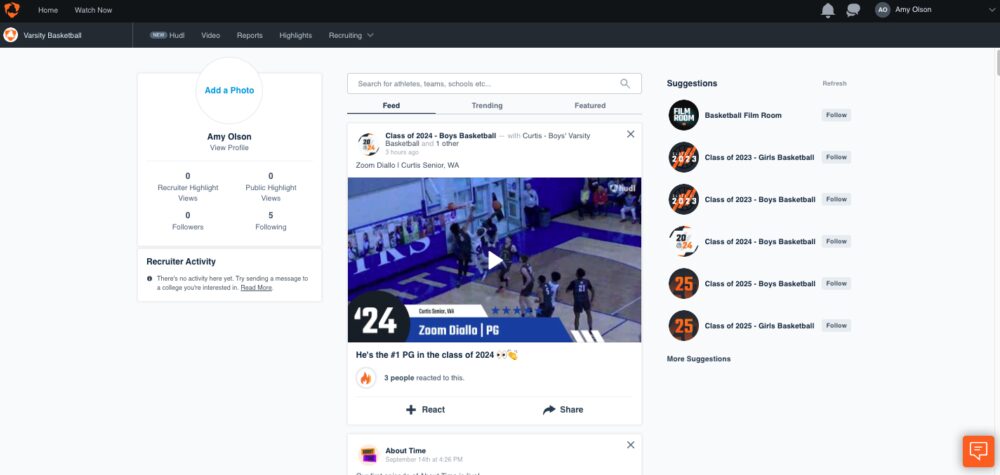 Athlete's Guide to Hudl • Hudl Support
