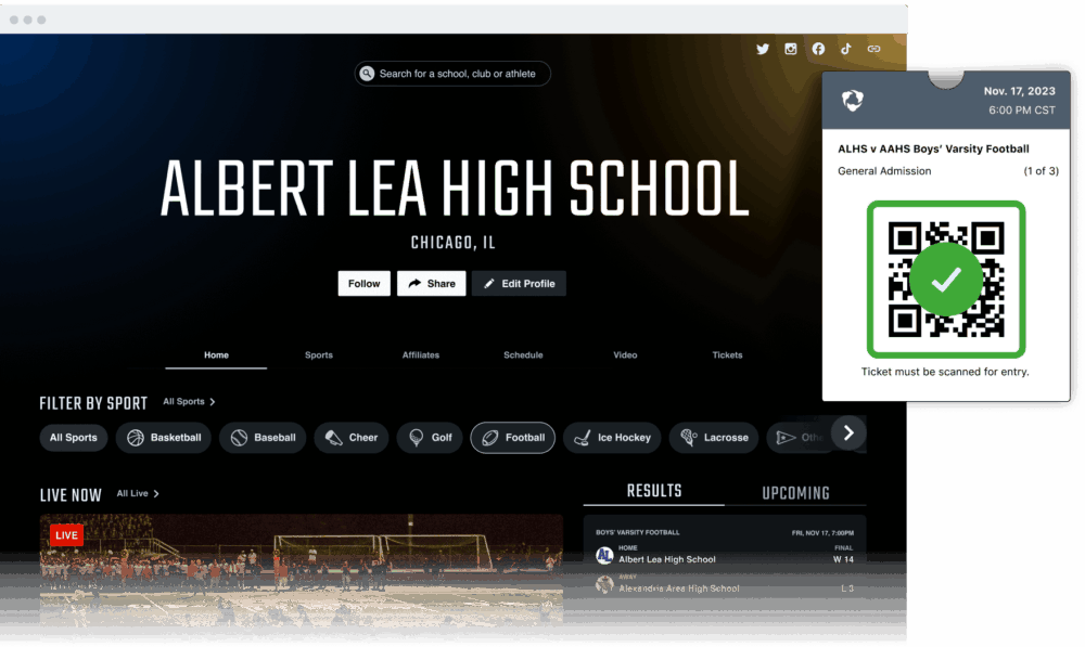 Hudl Tickets: Event Ticketing Software