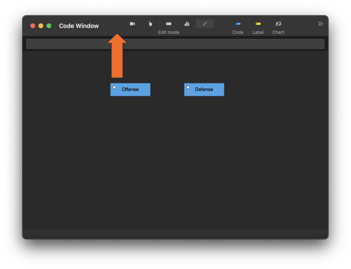Customize the Code Window Toolbar • Hudl Support