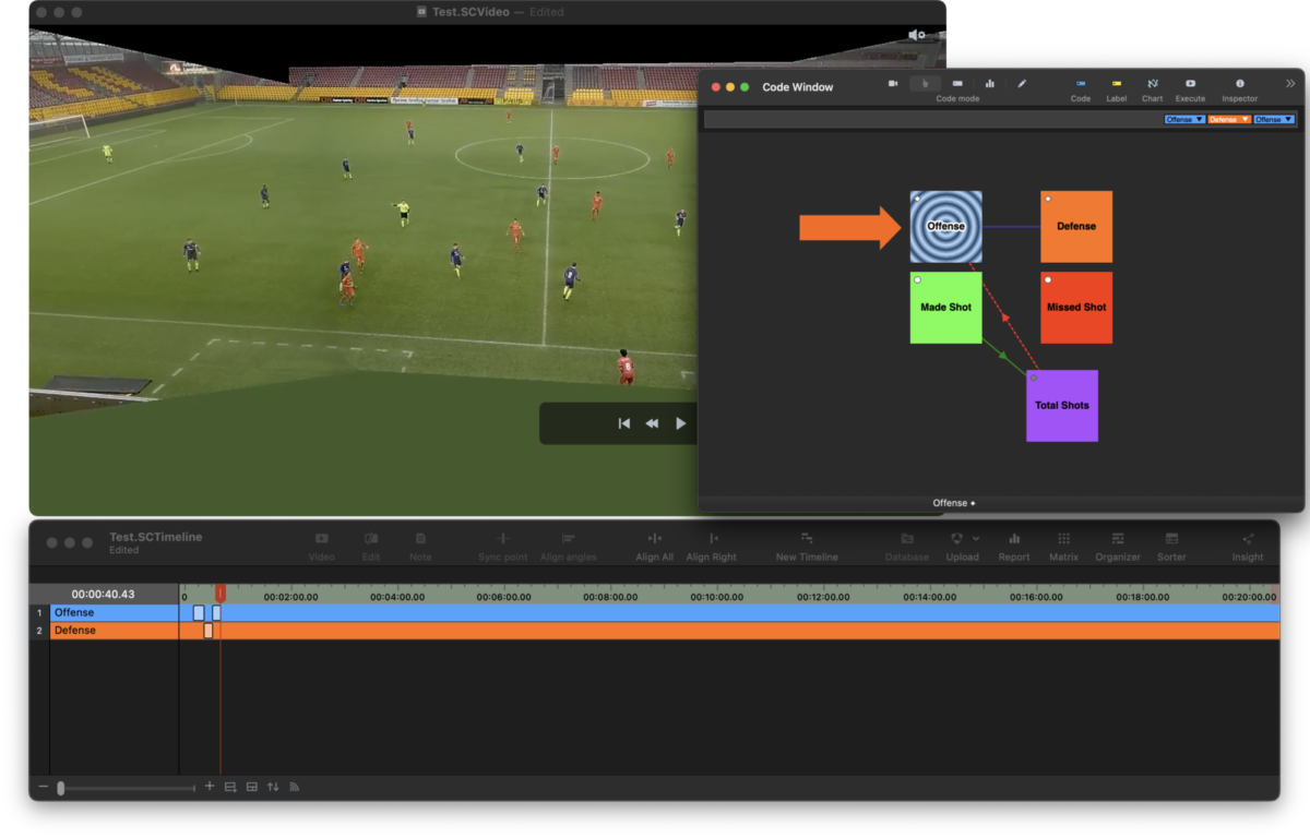 Code Mode While Capturing • Hudl Support
