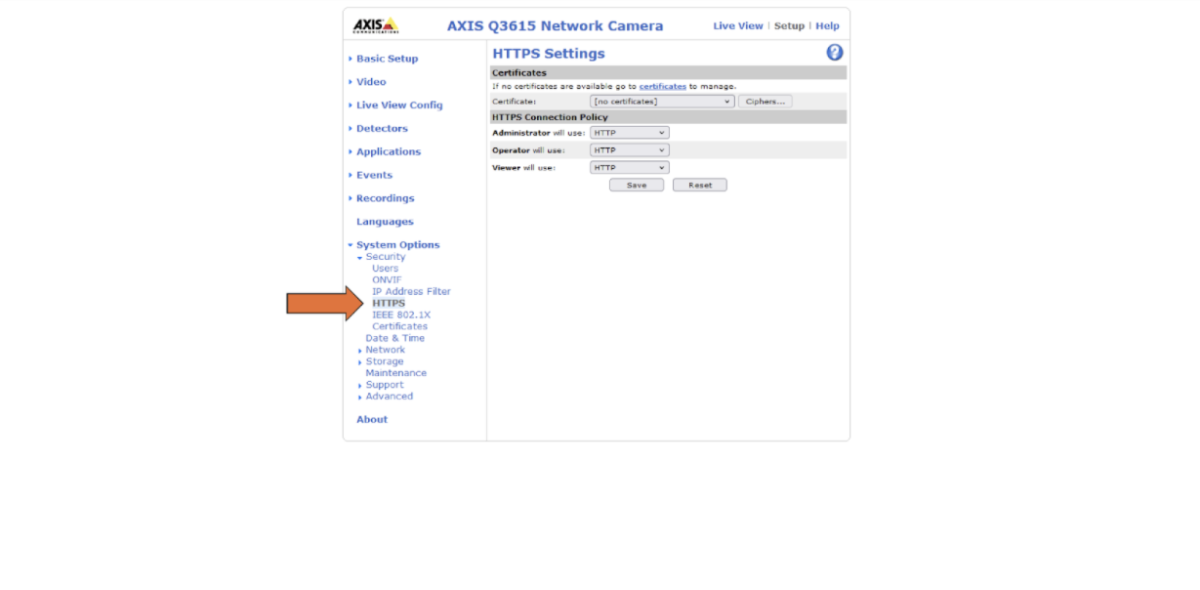 Set Up HTTPS for a Volleymetrics Camera • Hudl Support