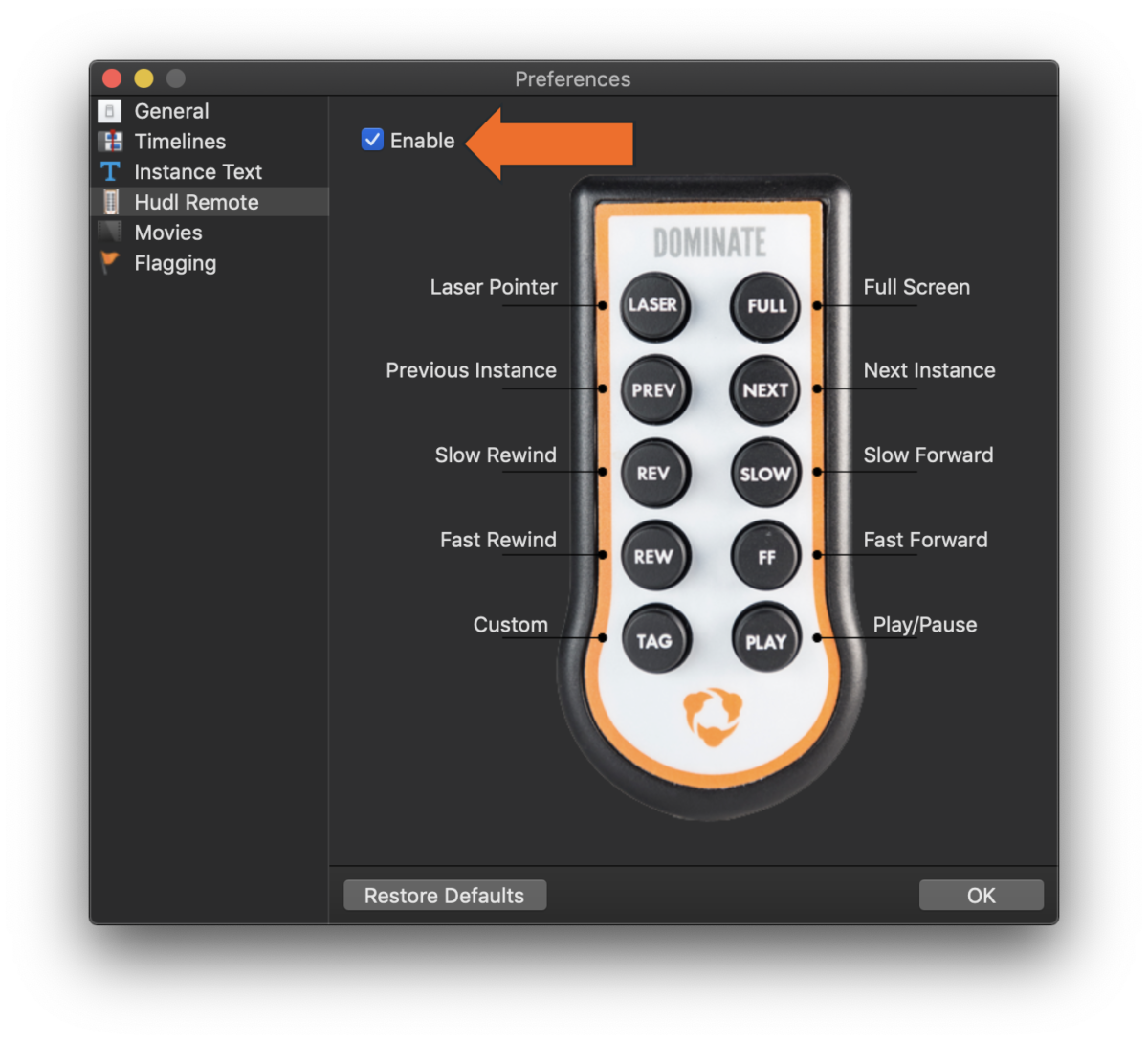 Use A Hudl Remote With Sportscode • Hudl Support