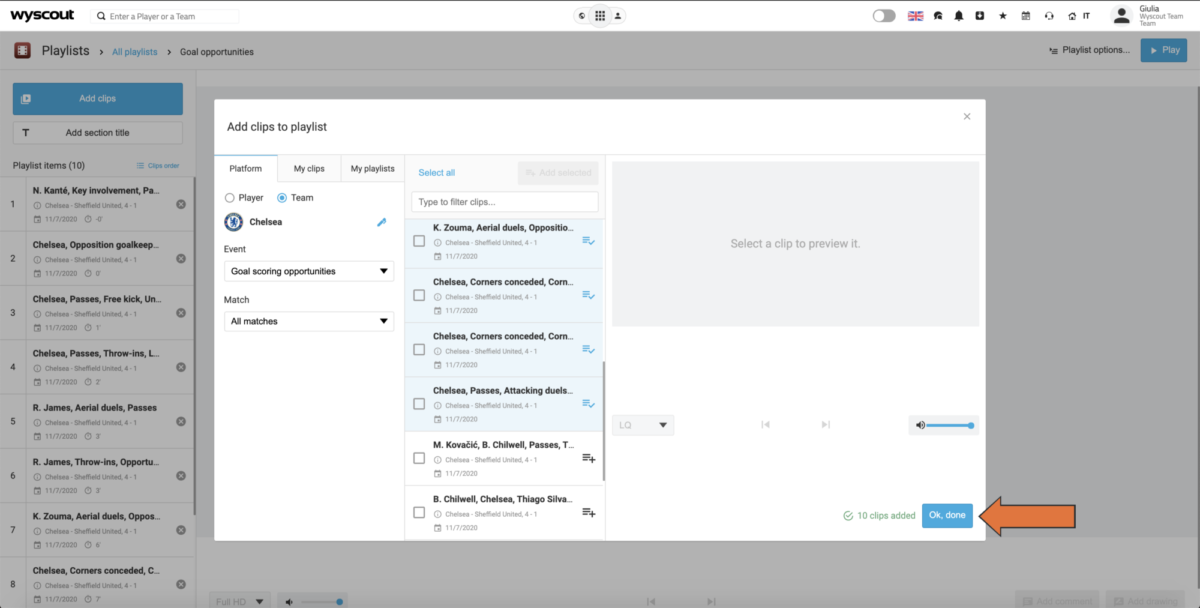 Create a Playlist from Playlist & Draw • Hudl Support