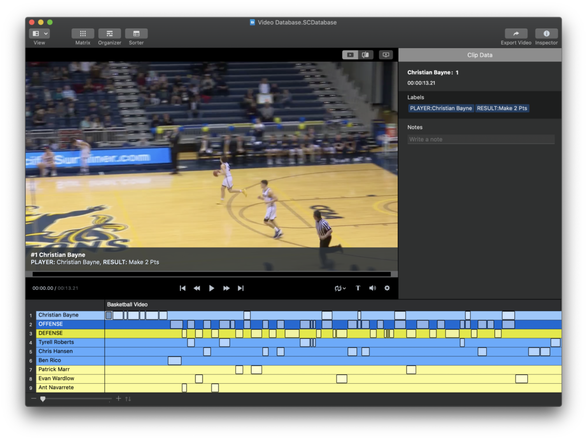 Send Instances to a Database • Hudl Support
