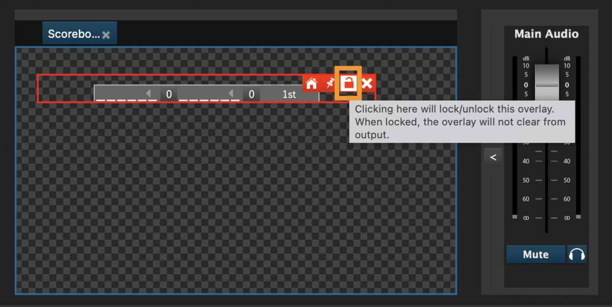 Move and Lock Overlays • Hudl Support