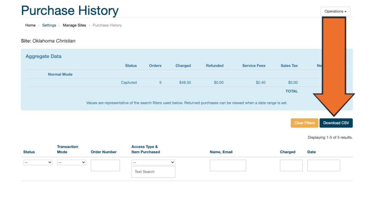 View Purchase History • Hudl Support