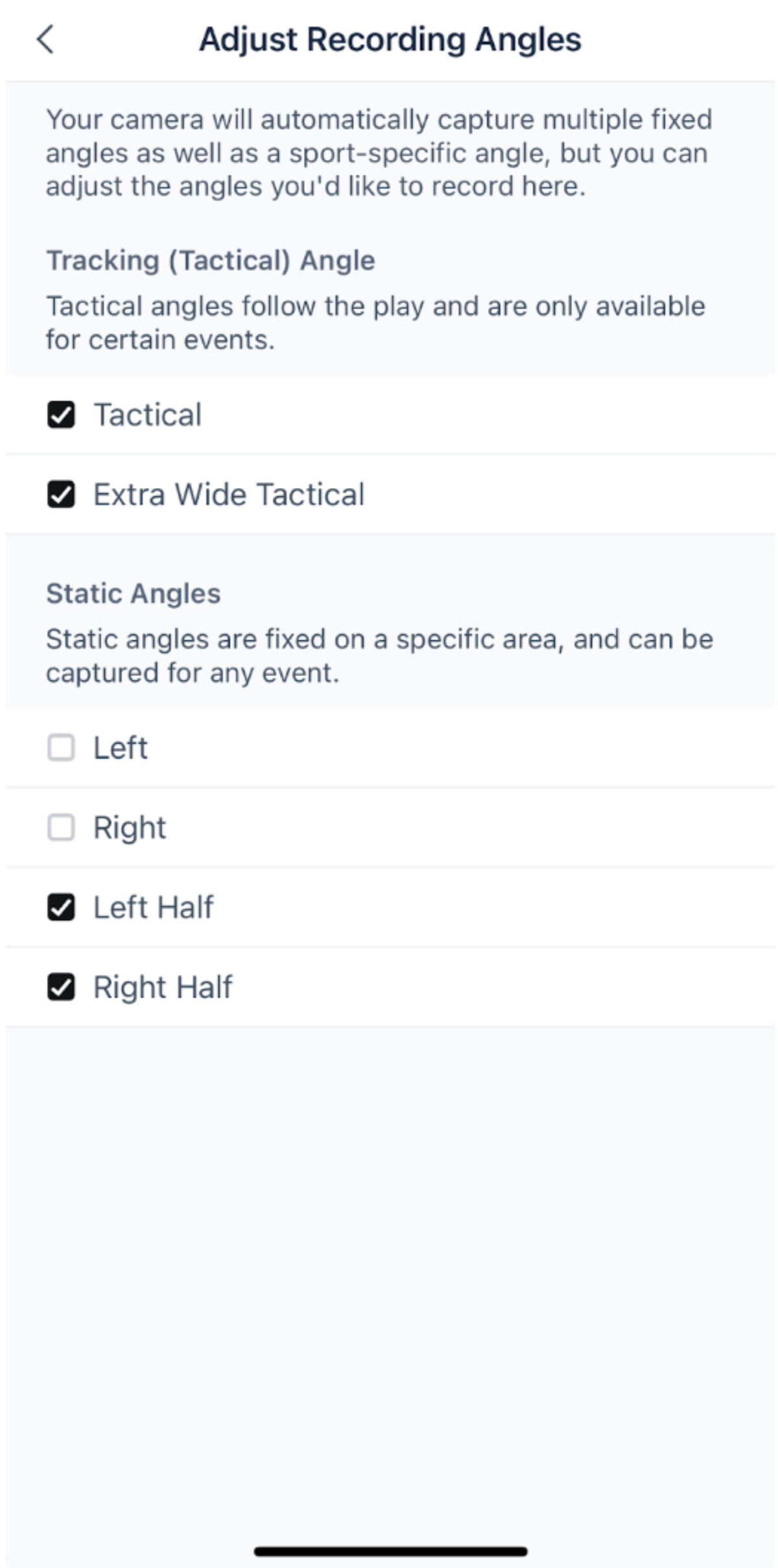 Camera Angles • Focus Flex • Hudl Support