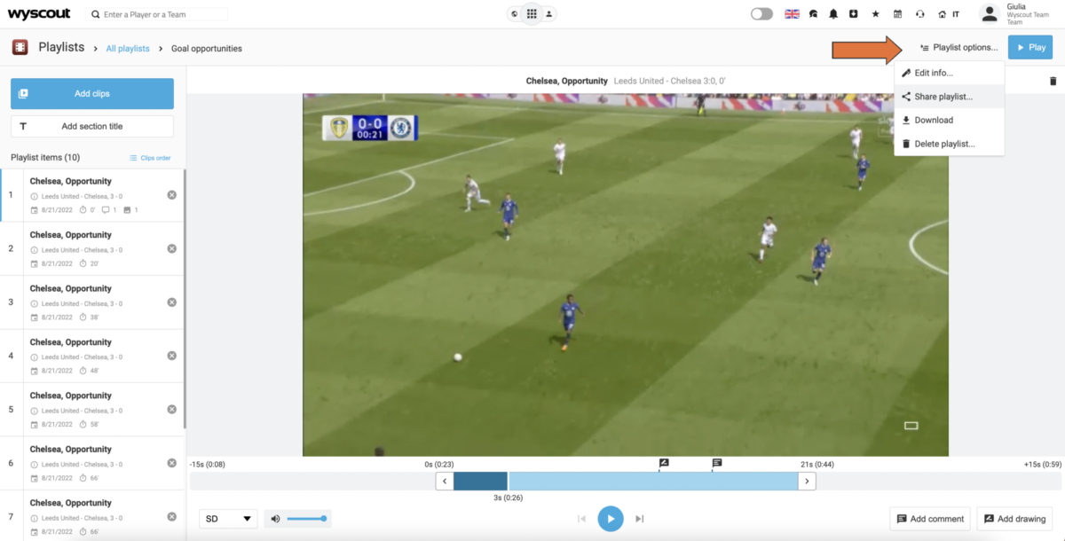 Edit Playlists • Hudl Support