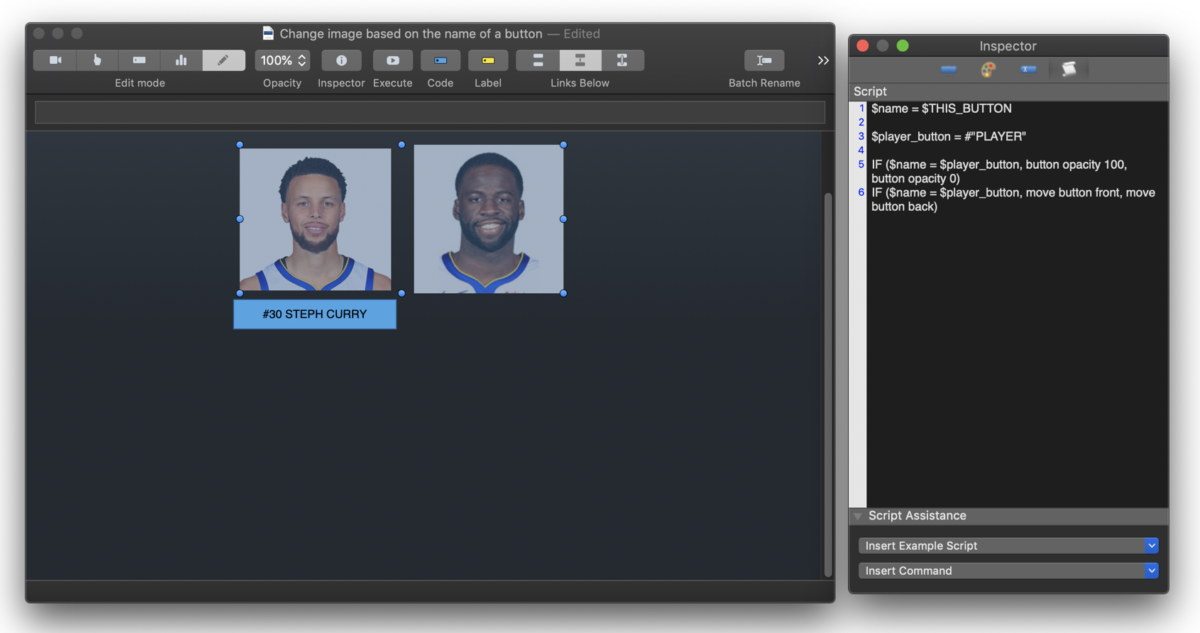 Change Image Displayed on Button Name • Hudl Support