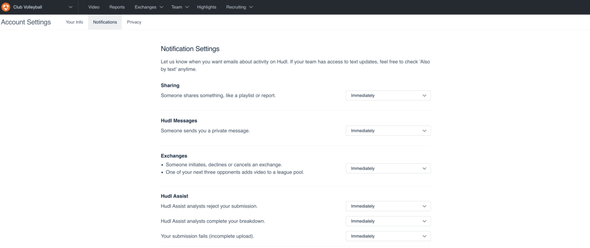 Account Setup • Hudl Support