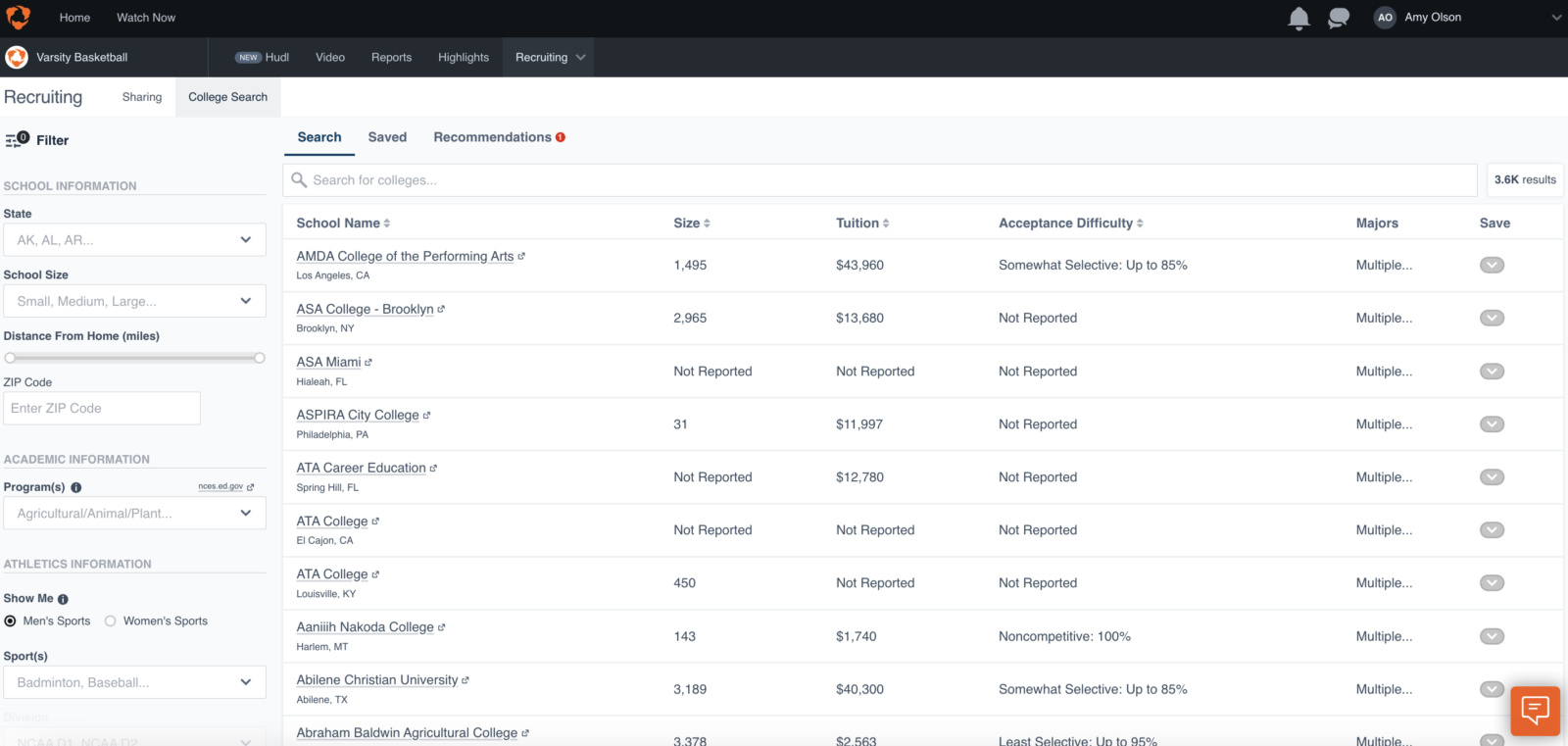 Recruiting Tools • Hudl Support