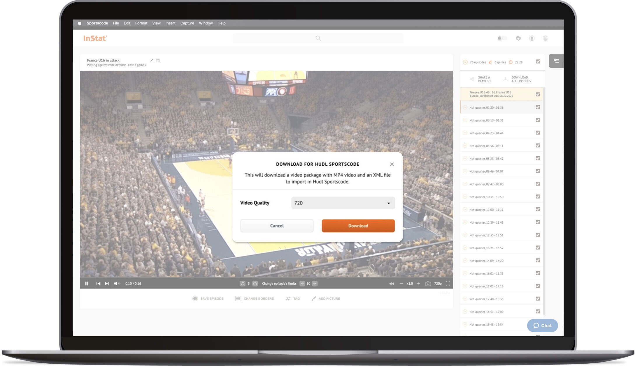 Basketball and ice hockey software | Hudl Instat