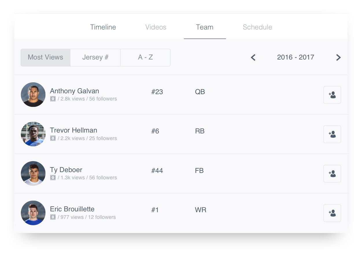 Engage Your Fans with a New Team Profile