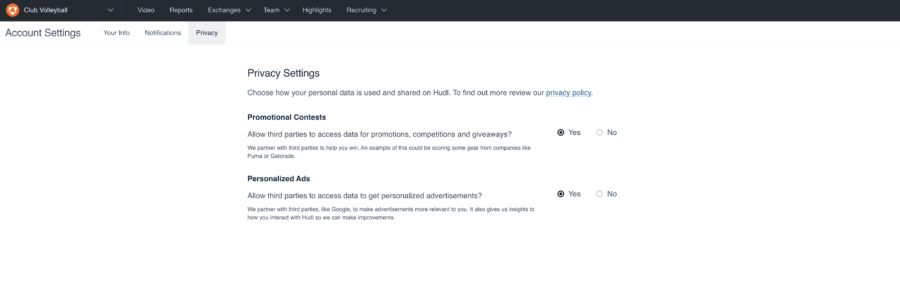 Account Setup • Hudl Support