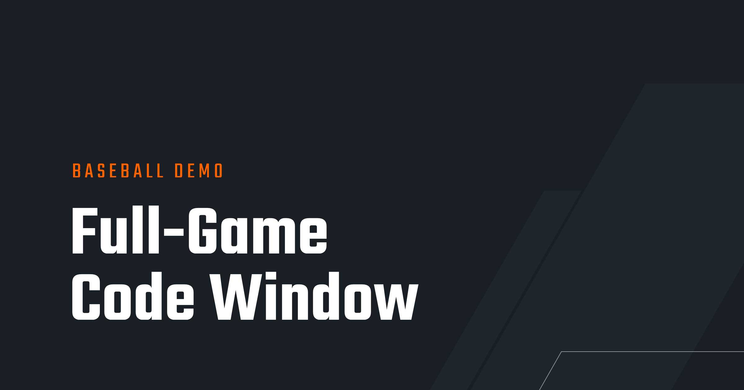 Dominate the Diamond with Hudl Sportscode