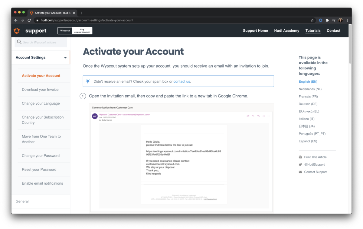 Multilingual Learning Resources Now Available for Wyscout • Hudl Blog