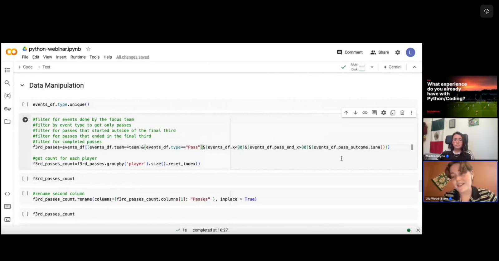 Using Hudl Statsbomb Free Data In Python