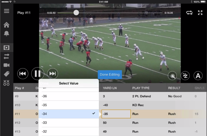 Edit Breakdown Data with Your iPad • Hudl Blog