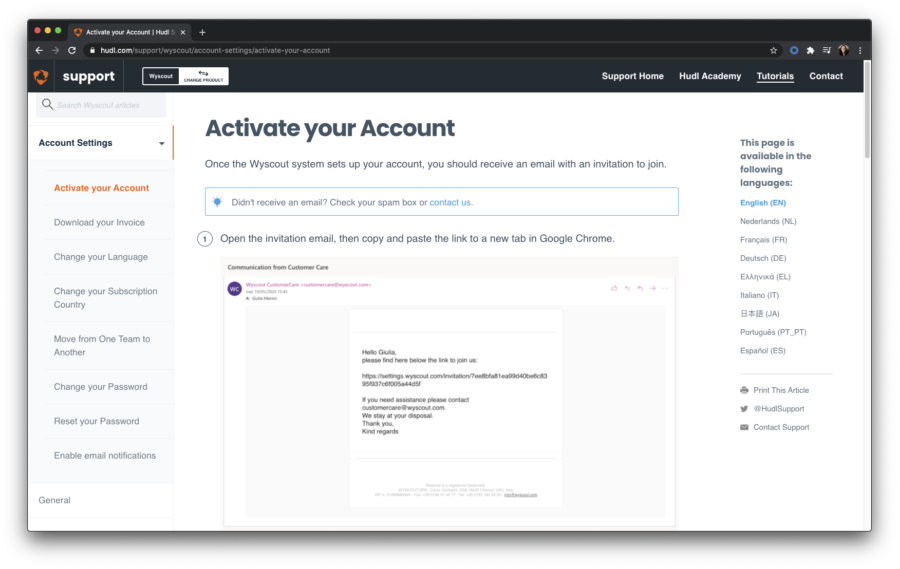 Multilingual Learning Resources Now Available for Wyscout • Hudl Blog