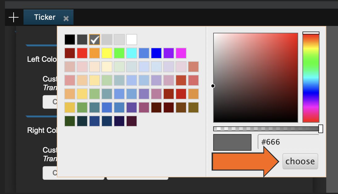 Ticker Overlay • Hudl Support