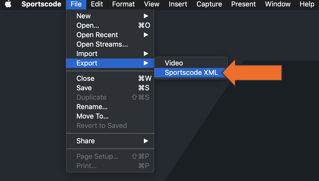 Import or Export a Sportscode XML • Hudl Support