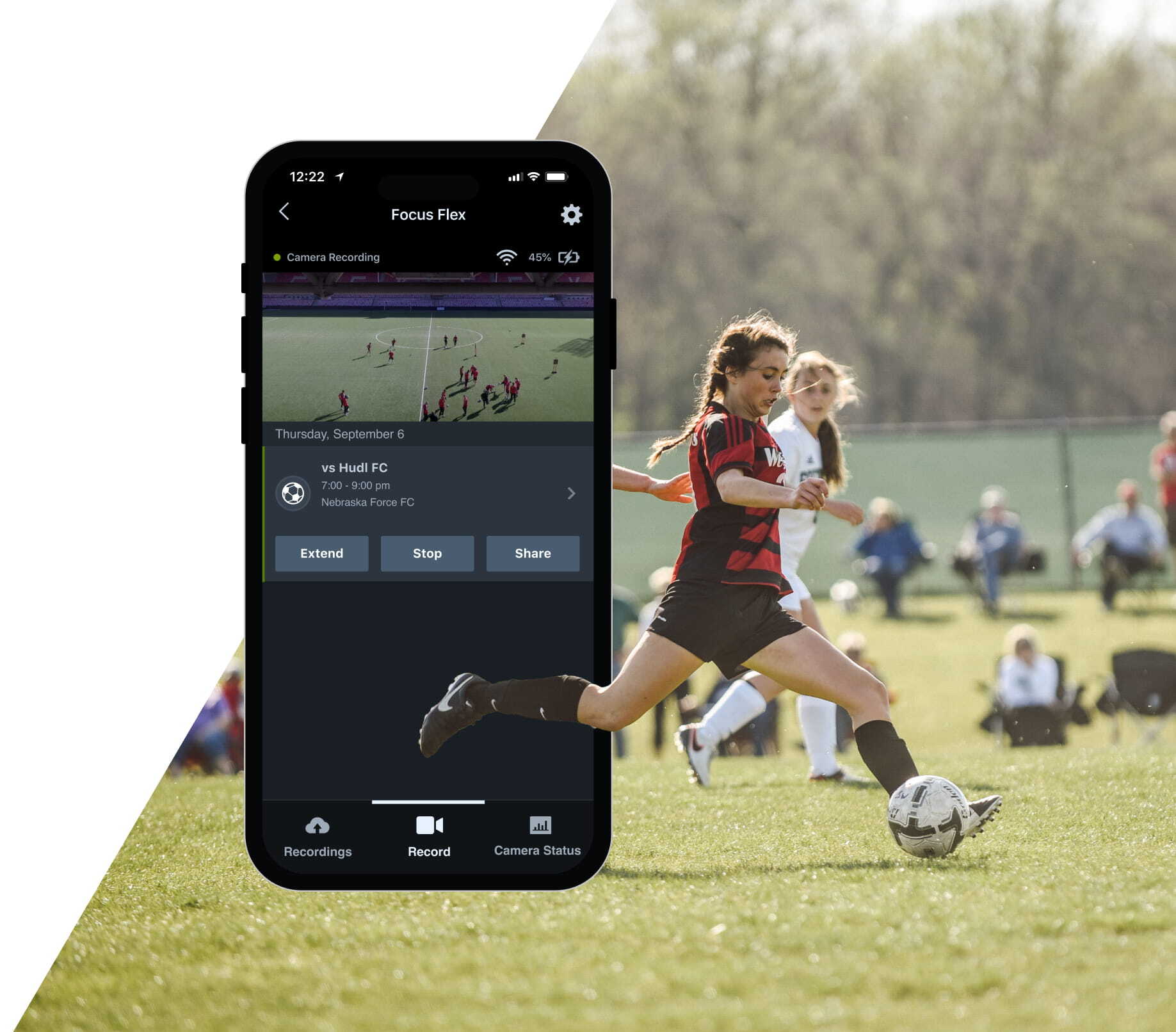 Hudl Focus Flex • Portable Soccer Camera • Hudl