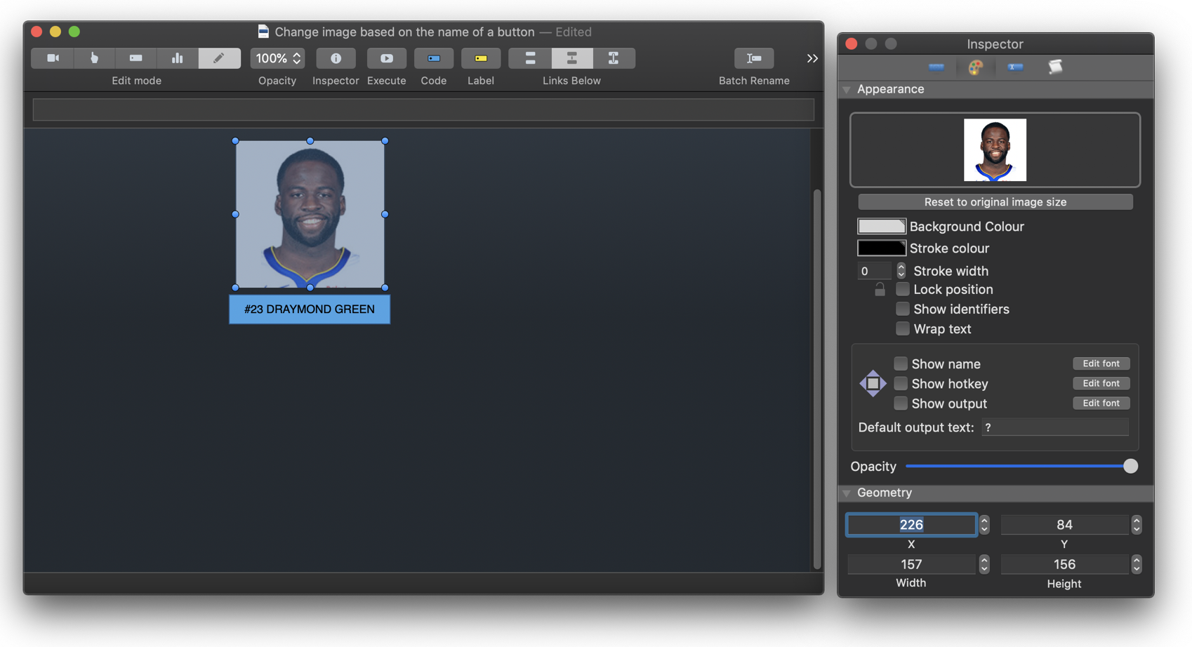 Change Image Displayed on Button Name • Hudl Support