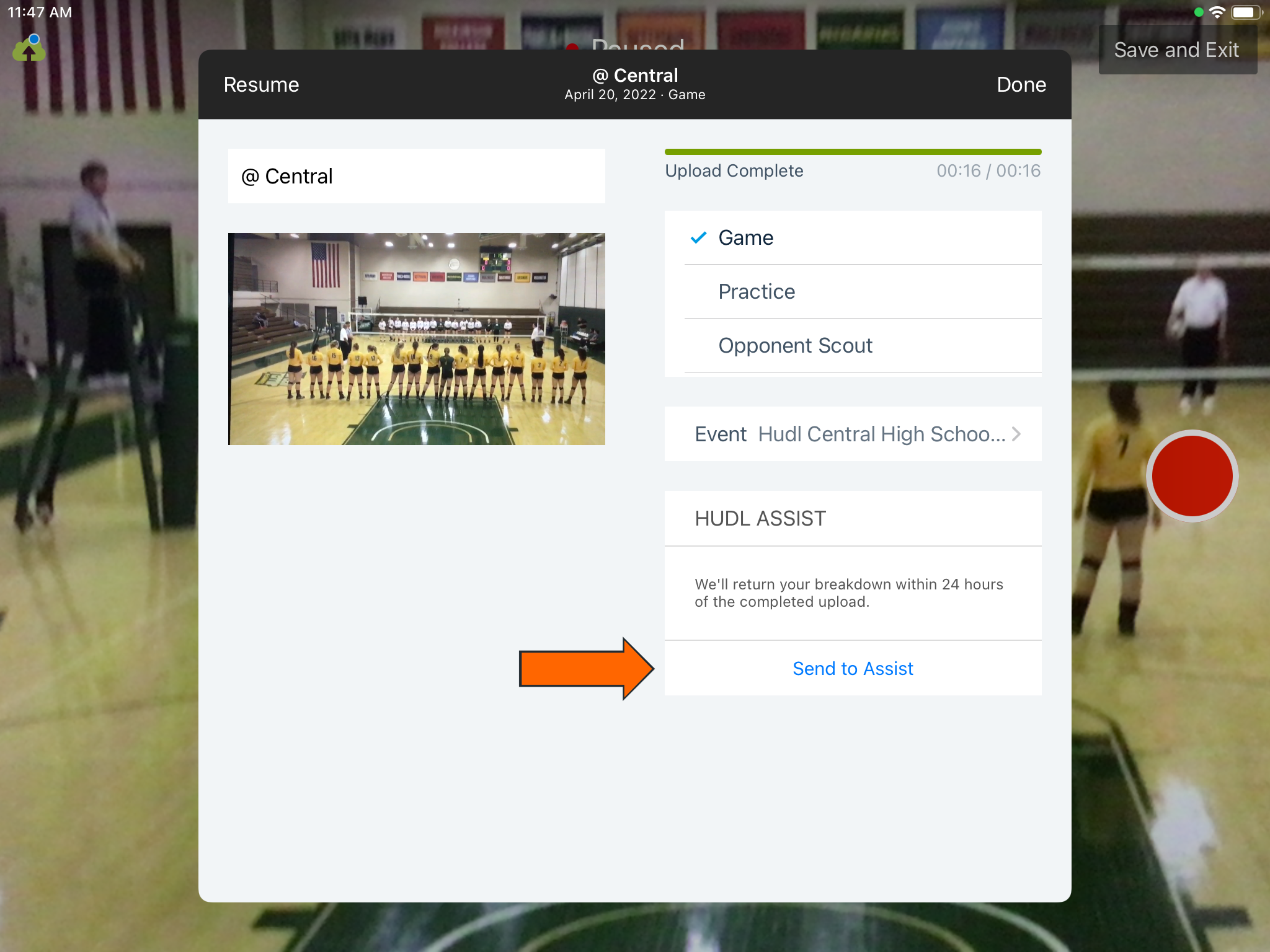 Submit a Game to Hudl Assist • Hudl Support