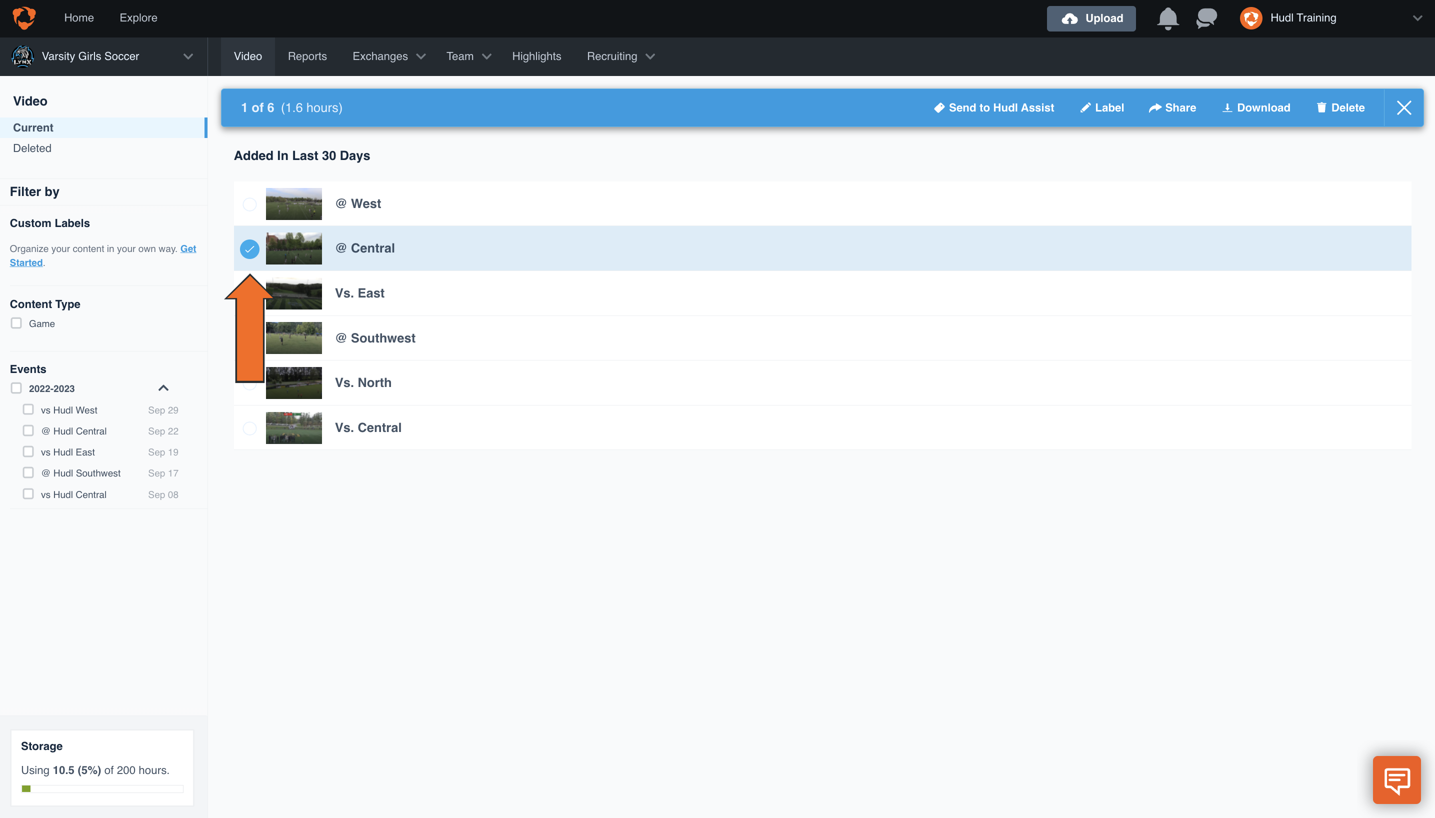 Submit a Game to Hudl Assist • Hudl Support