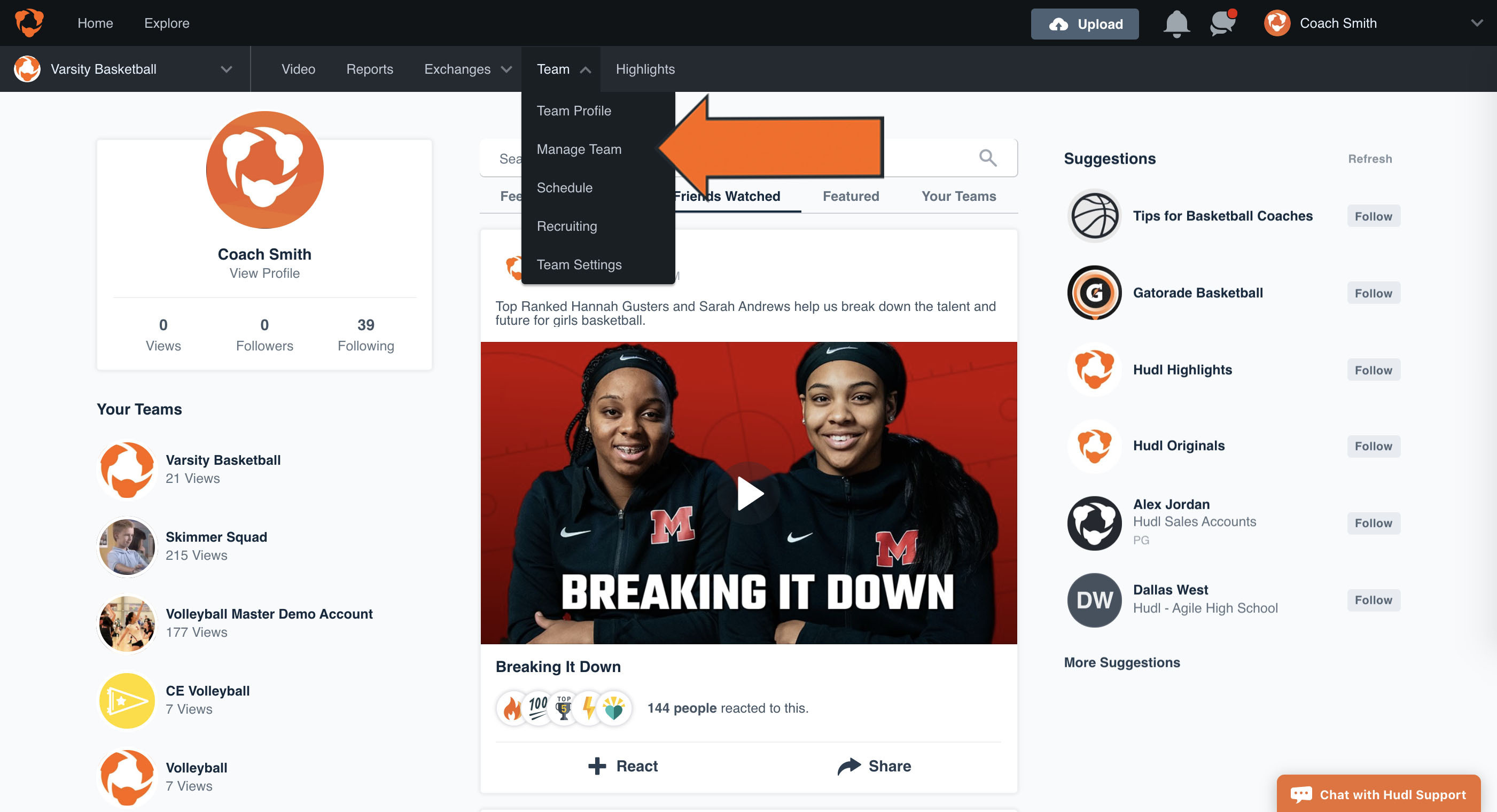 Edit Athlete Information • Hudl Support
