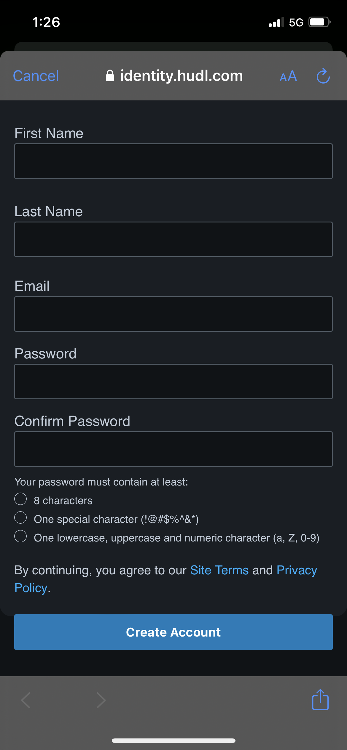 Create a Hudl Fan Account • Hudl Support