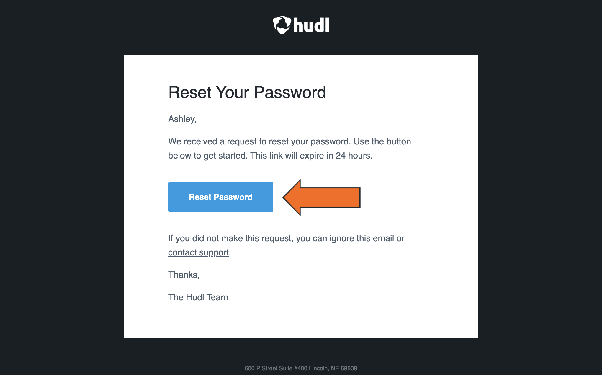 Reset Password • Hudl Fan • Hudl Support