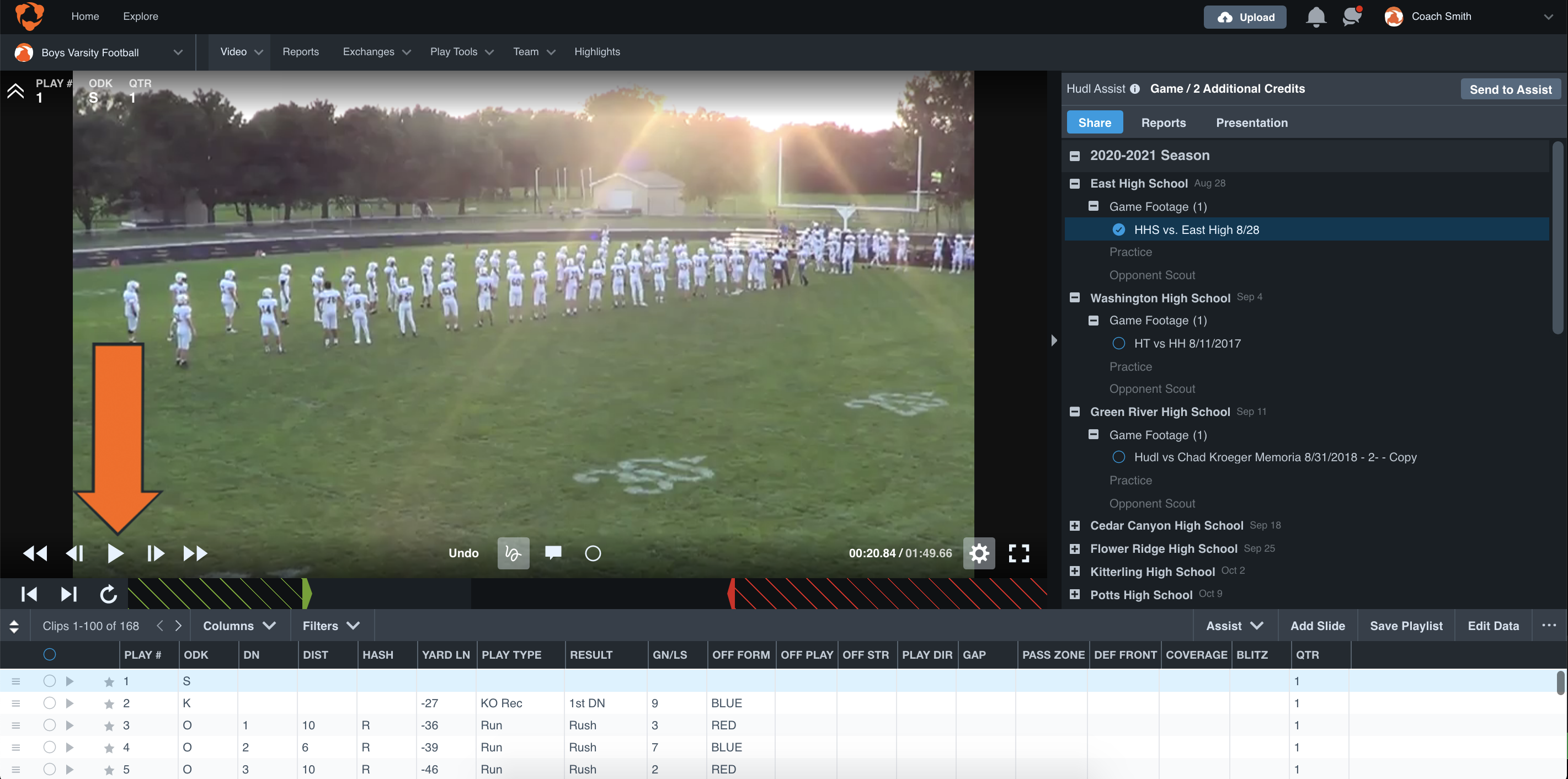 Use Playback Controls • Classic Library • Hudl Support