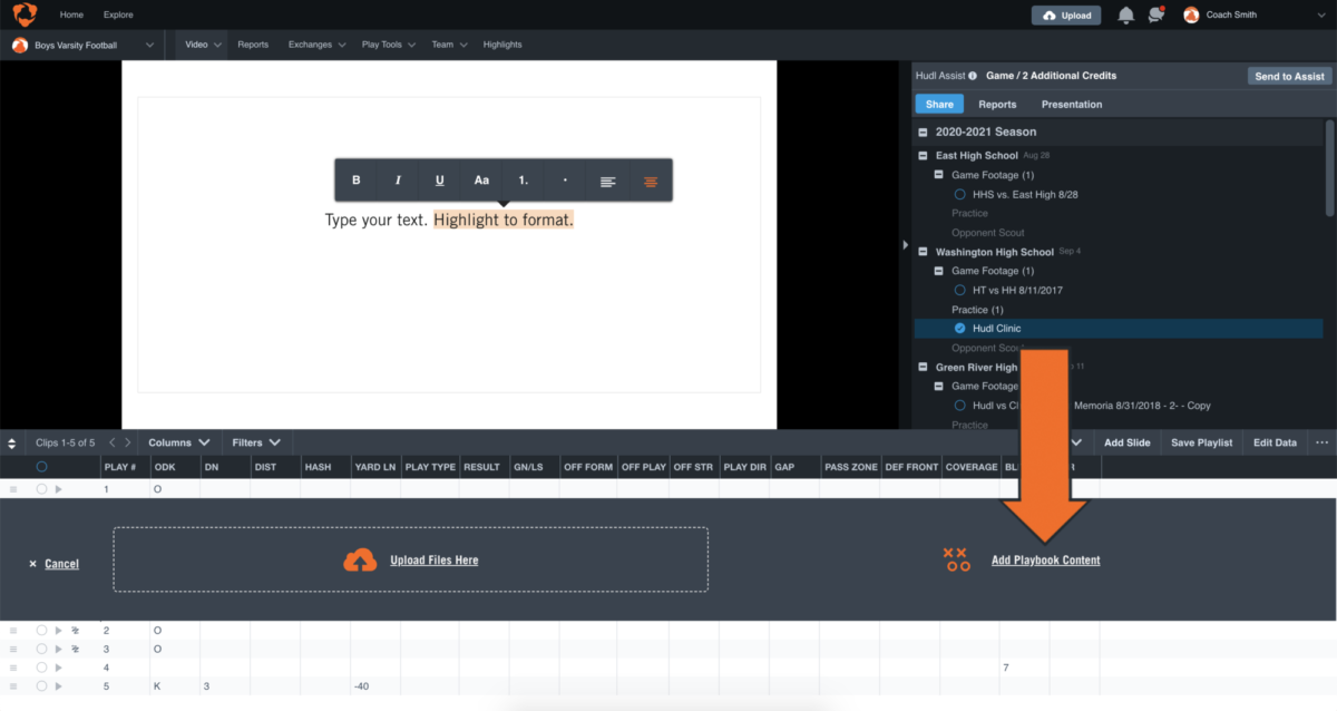 Create A Presentation • Hudl Support