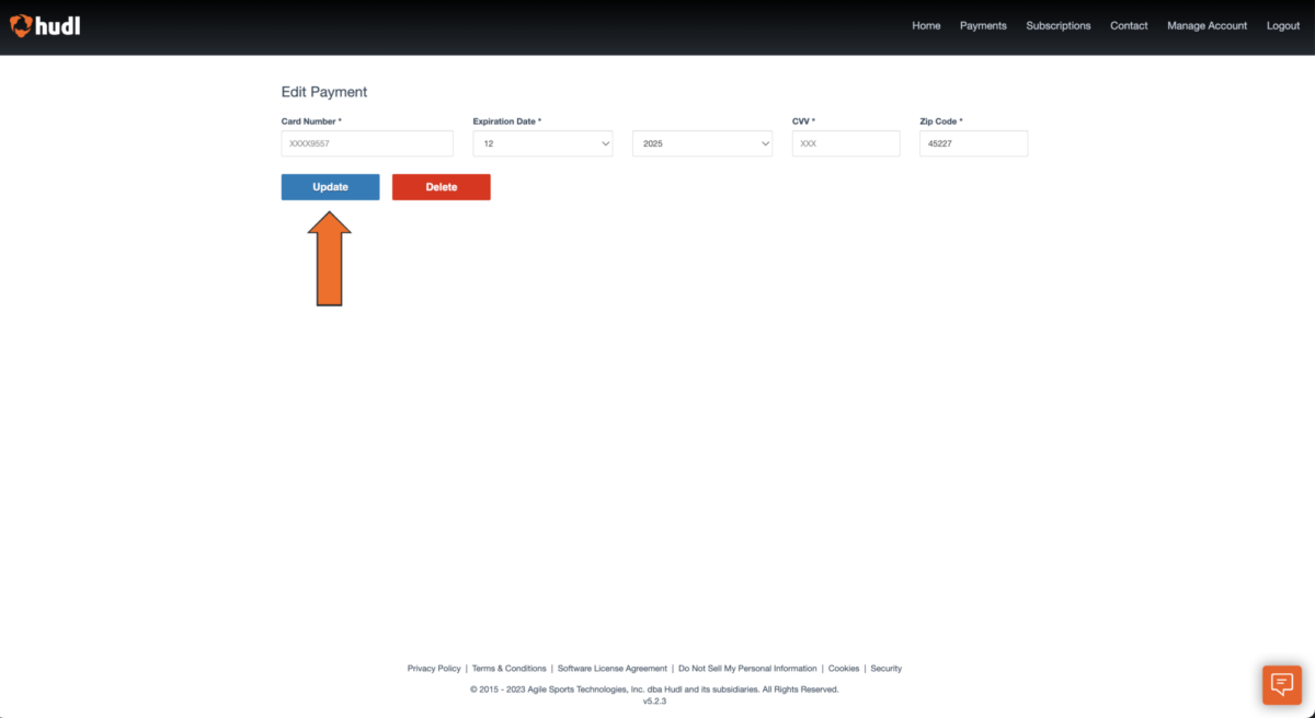 Manage Livestream Payment Information • Hudl Support