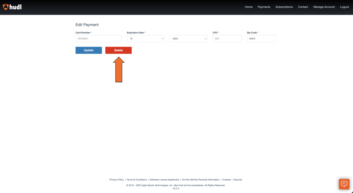 Manage Livestream Payment Information • Hudl Support