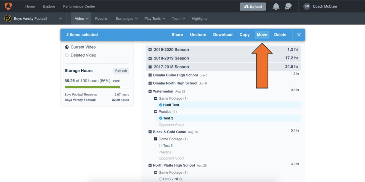 Move A Video Hudl Classic Support move-a-video-hudl-classic-support