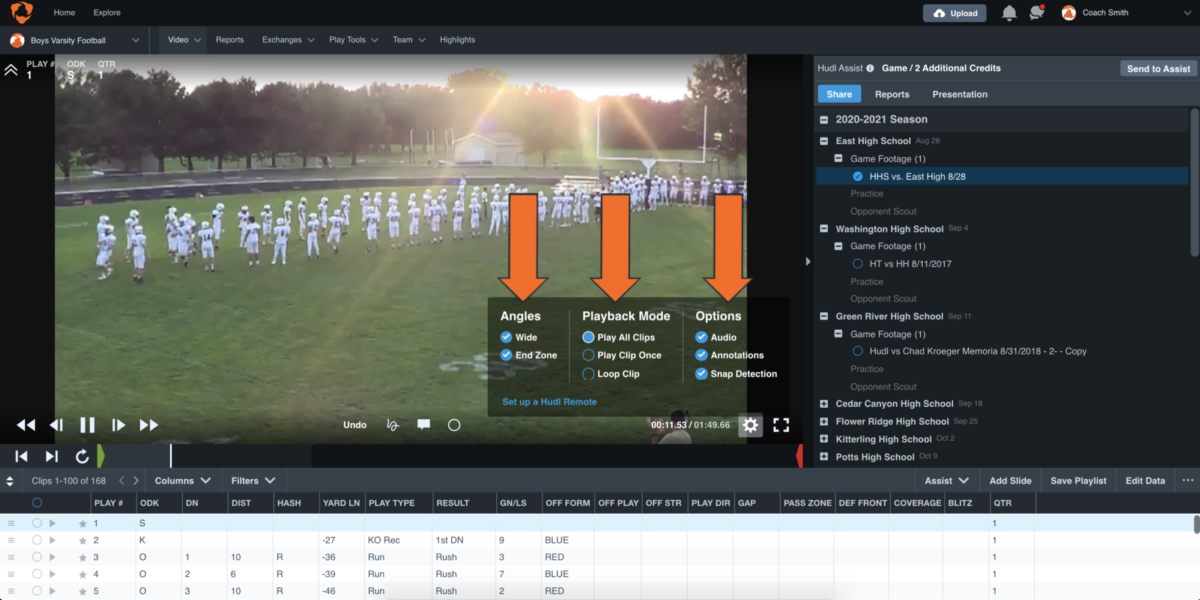 Use Playback Controls • Classic Library • Hudl Support